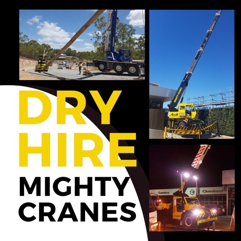 Crane Dry Hire Brisbane By Mighty Cranes - Mighty Cranes